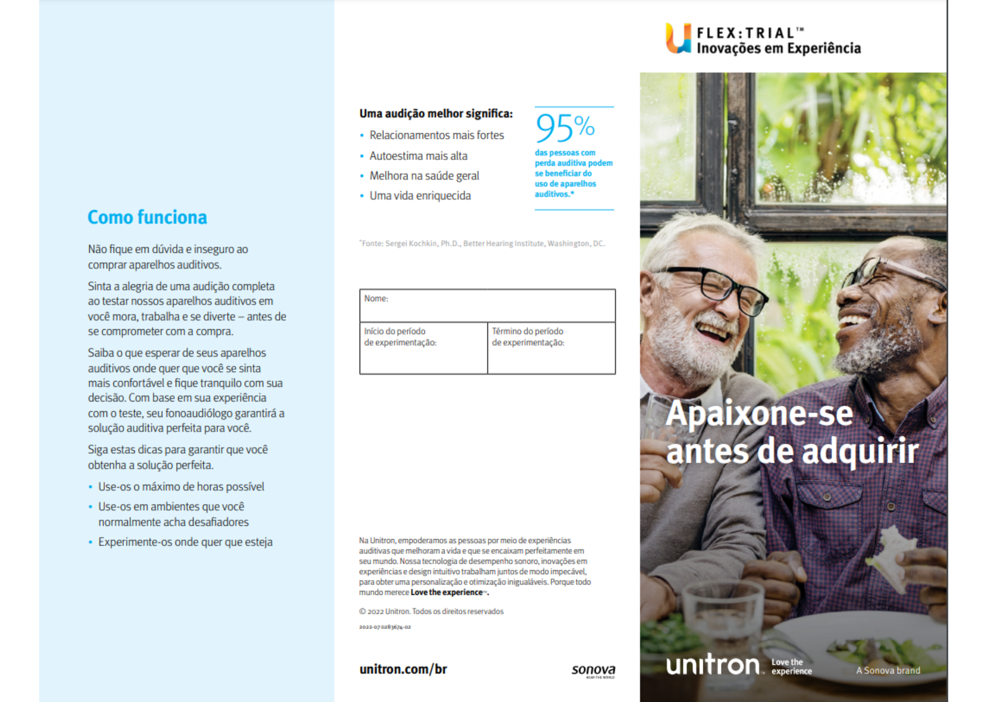 Folders e Informativos | Audiograma Centros Auditivos